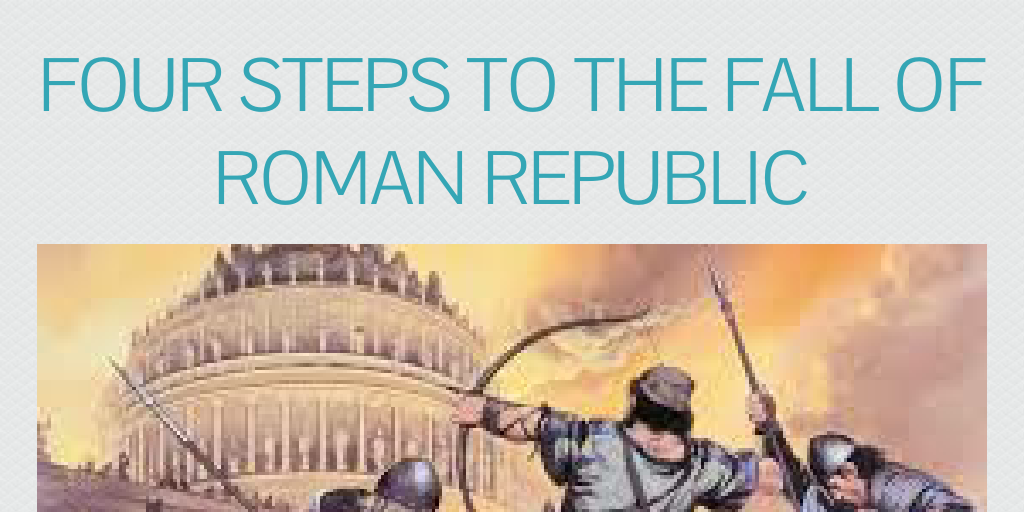 Four steps to the fall of Roman Republic - Infogram