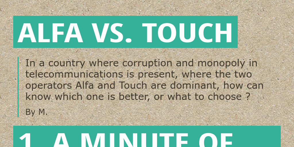 ALFA VS. TOUCH by marionaoum73 - Infogram