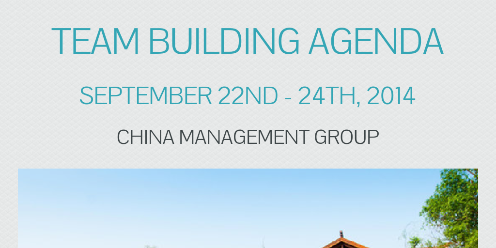TEAM BUILDING agenda by mawin - Infogram