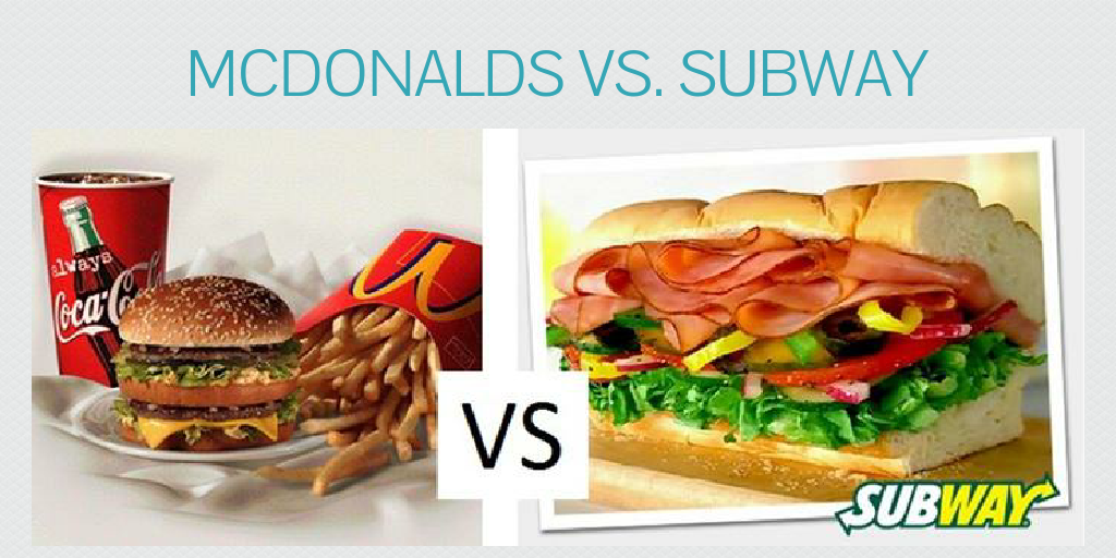 Mcdonalds vs. subway - Infogram