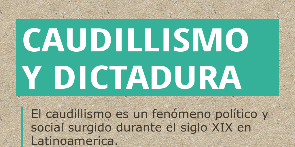 caudillismo y dictadura - Infogram