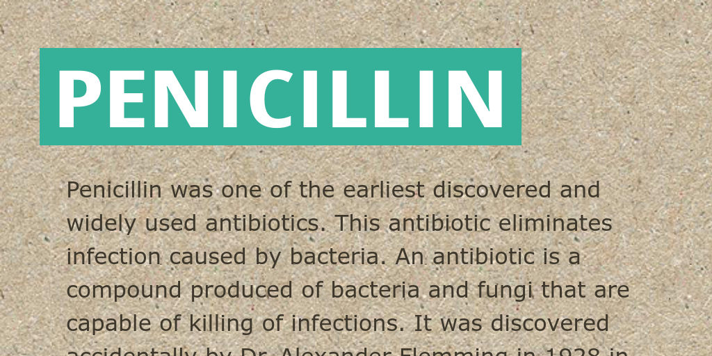 Penicillin - Infogram
