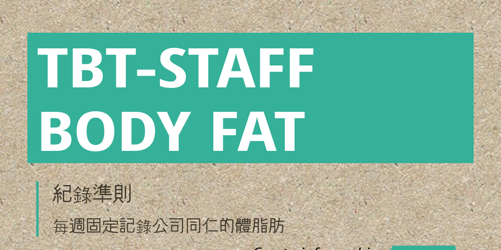 TBT-staff BODY Fat by 蔣玉國 - Infogram