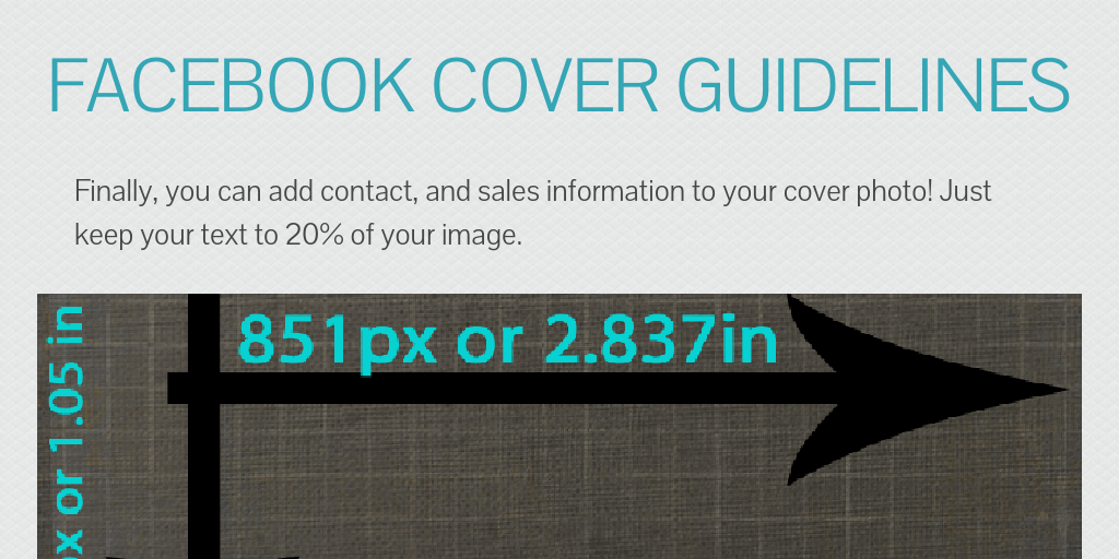 Facebook Cover Guidelines by urmarketeer - Infogram